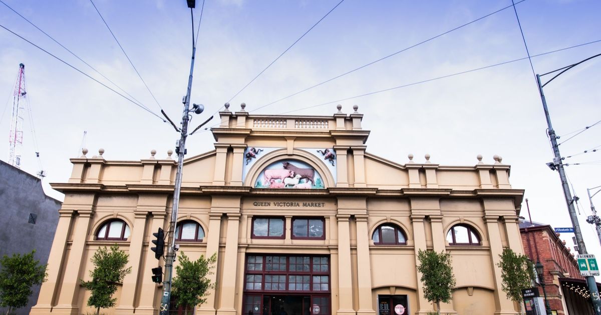 Queen Victoria Market Iconic Meat Hall